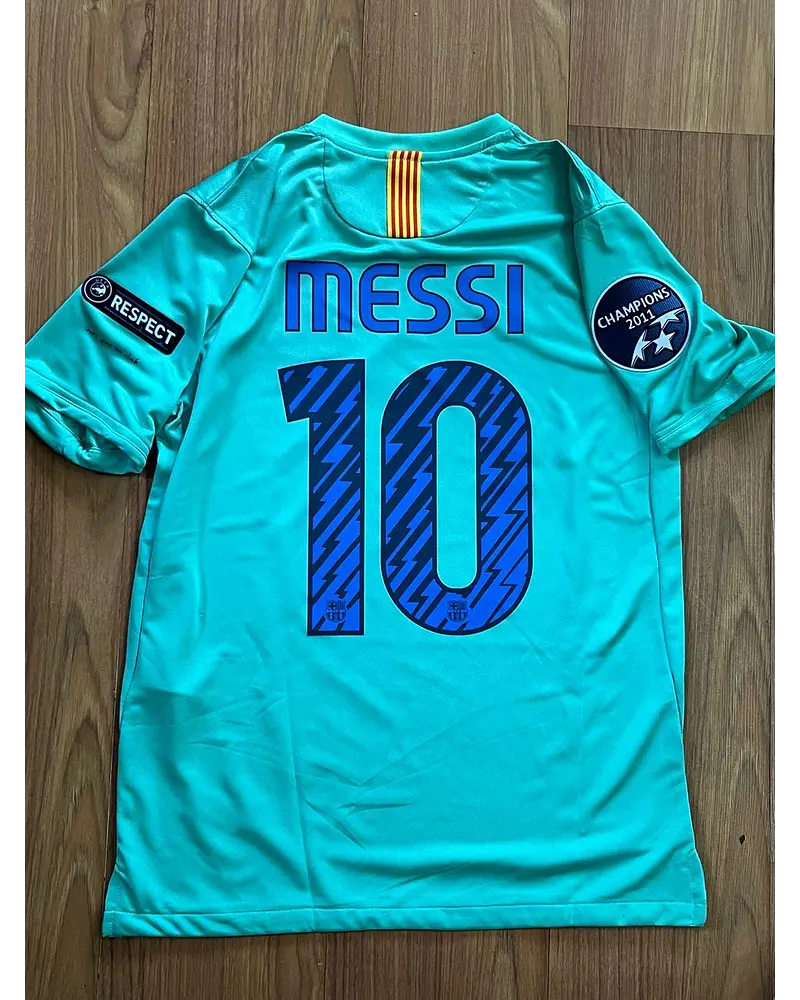 Lionel Messi 10 - Barcelona 2011/2012 Blue Red Home Retro Jersey Triko ...